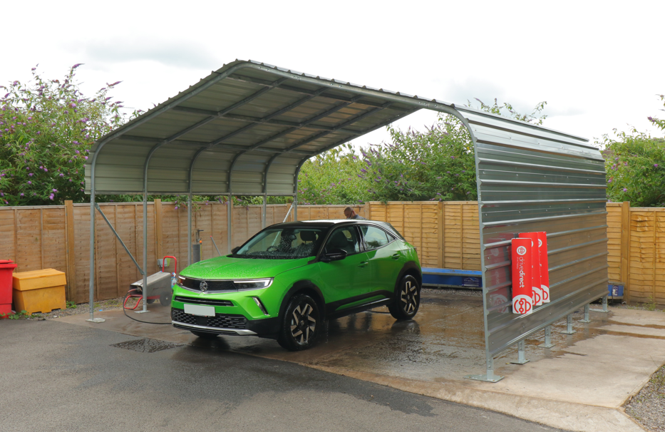 Garagem Portátil com Cobertura para Veículos | Kit Buildings ...